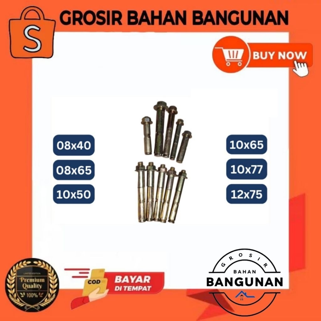 Jual Dynabolt Baut Beton IRON HORSE ( PER 10 PCS ) | Shopee Indonesia