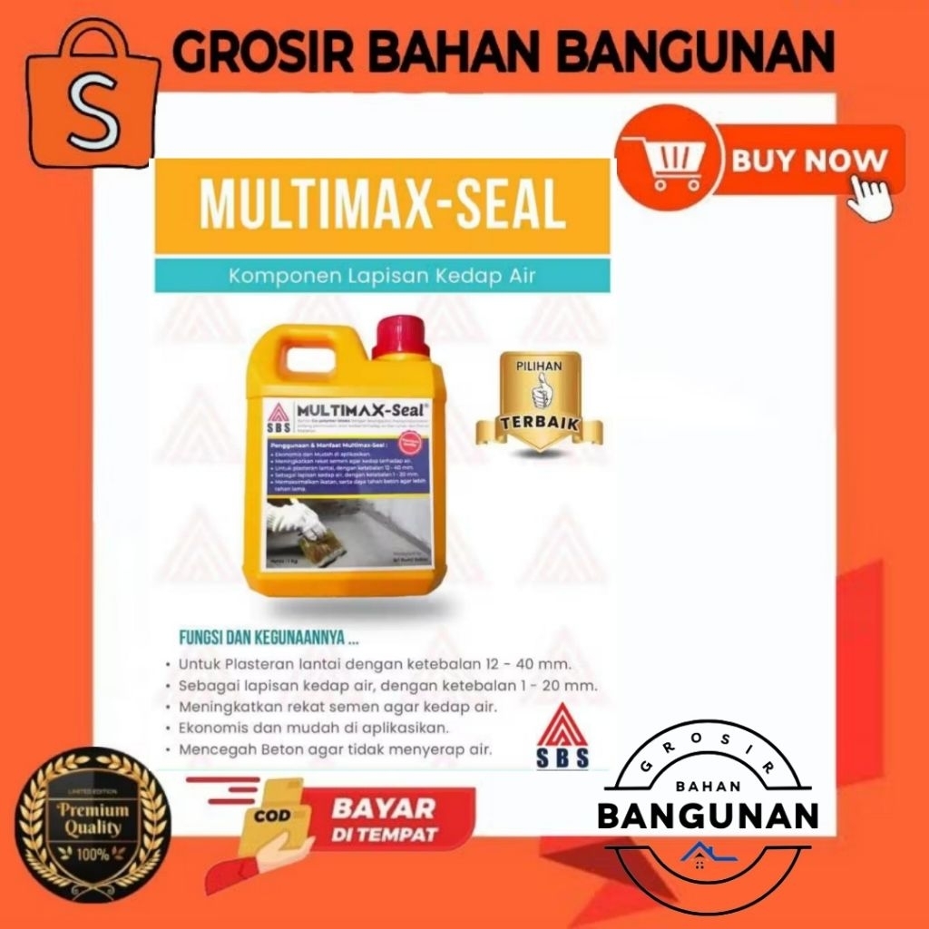 Jual Lapisan Kedap Air Anti Bocor ( SBS Multimax Seal Waterproofing ...
