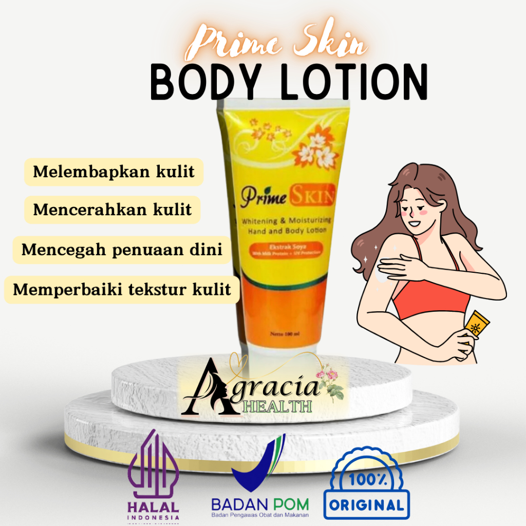Jual Prime Skin Body Lotion | Mencerahkan kulit | Memutihkan kulit ...