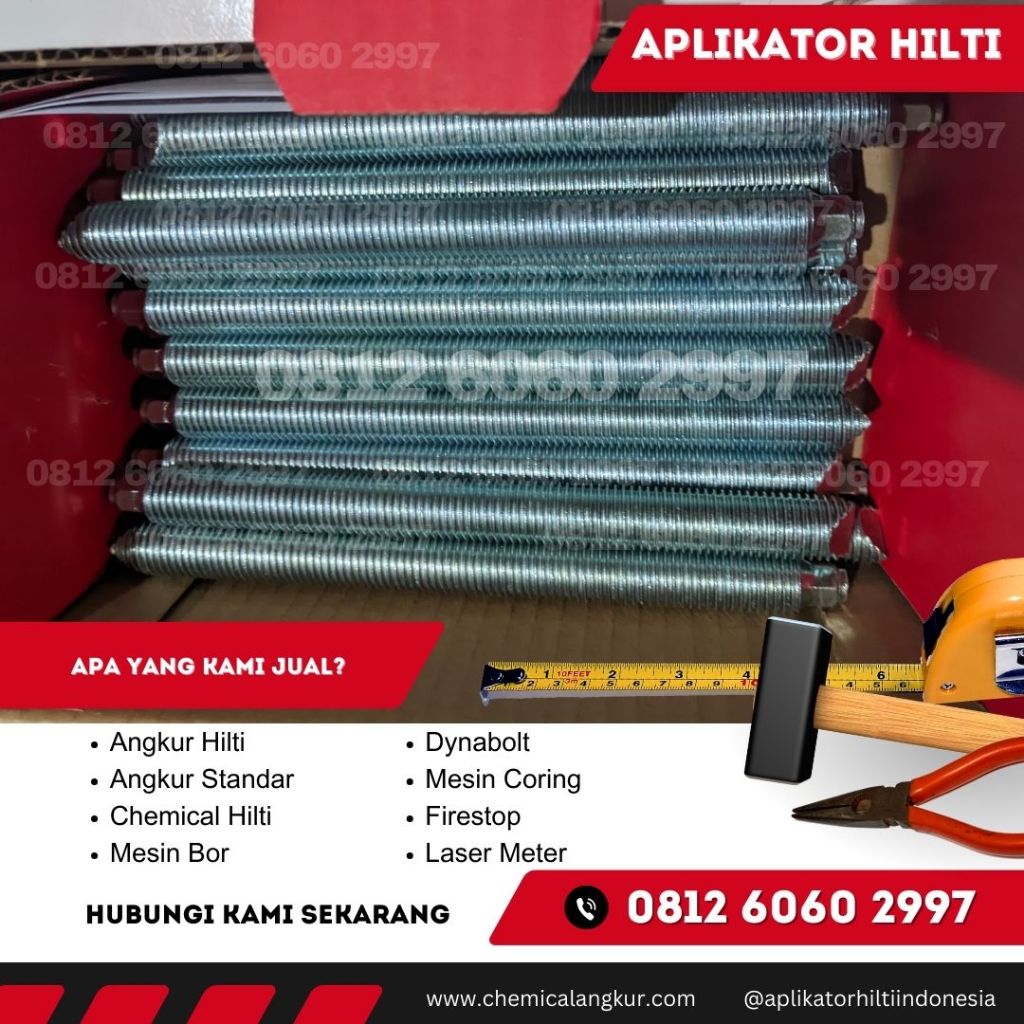 Jual Angkur Hilti HAS-U 5.8 M16 x 190 MM | Shopee Indonesia