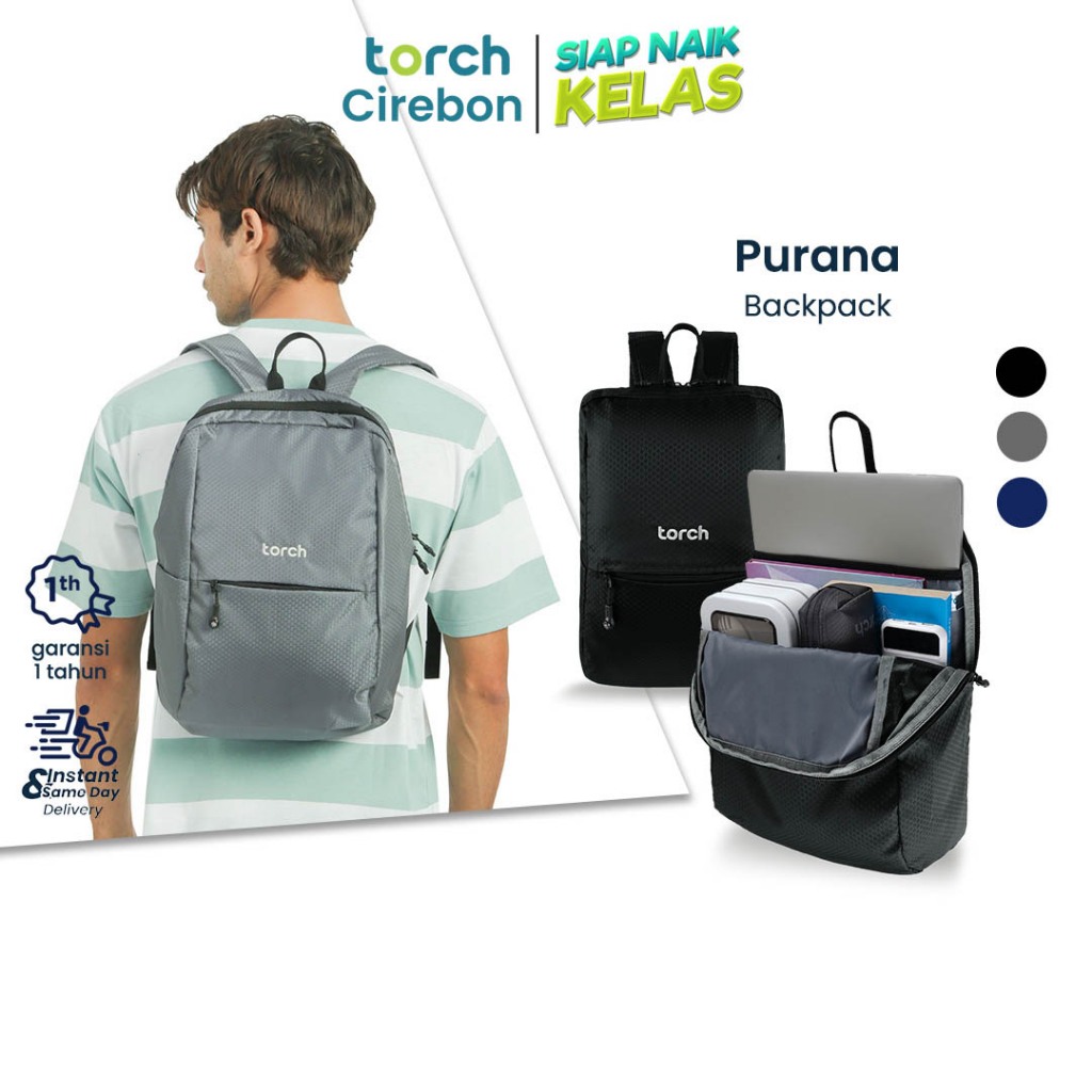 Jual TORCH Purana Tas Ransel Laptop Kerja Kuliah Anti Air | Shopee ...