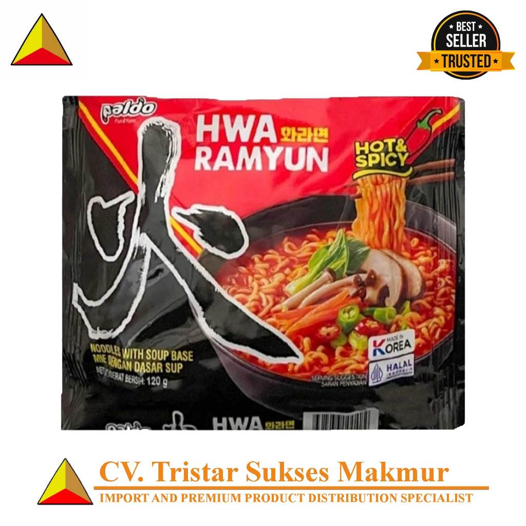 Jual PALDO HWA RAMYUN NOODLE 120GR / Mie Korea Kuah Ramyun | Shopee ...