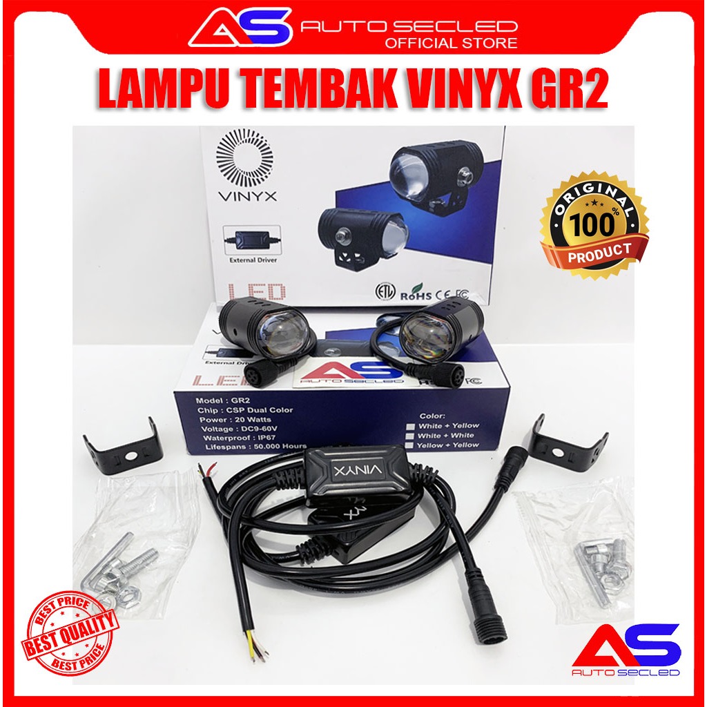 Jual LAMPU TEMBAK Vinyx GR2 D2 Mini Sorot Plus Devil Eyes Led Laser Gun ...