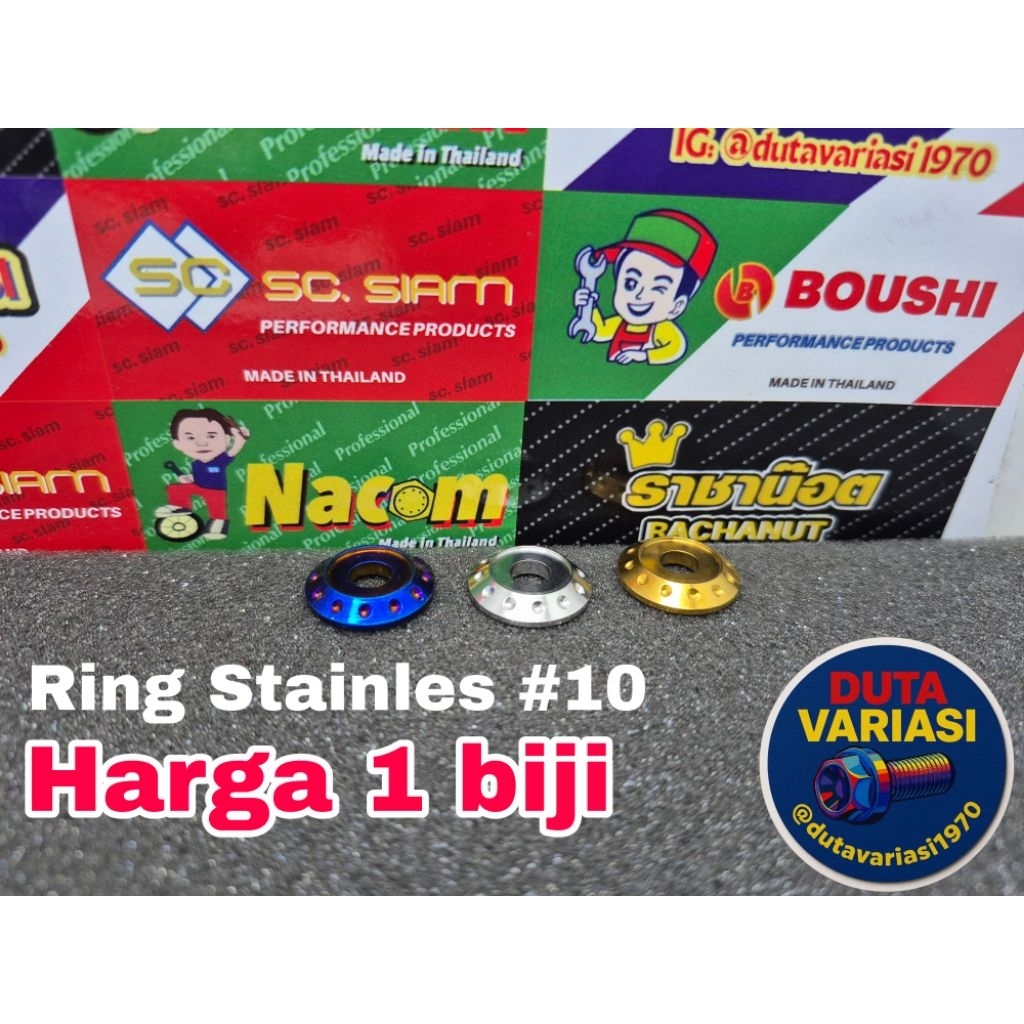 Jual Ring Slot #10 Untuk Baut Drat 10 / M6 - Stainless Thailand ...