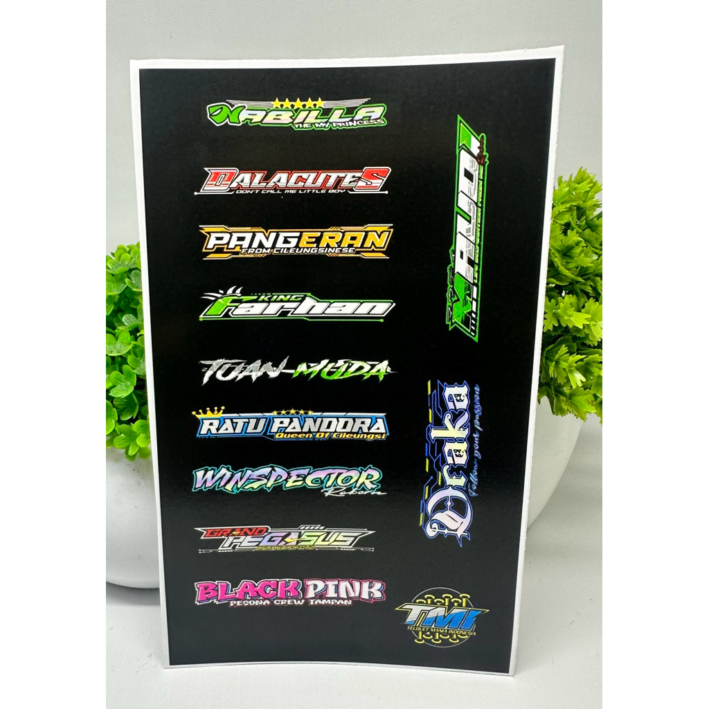 Jual stiker julukan nama bus | Shopee Indonesia