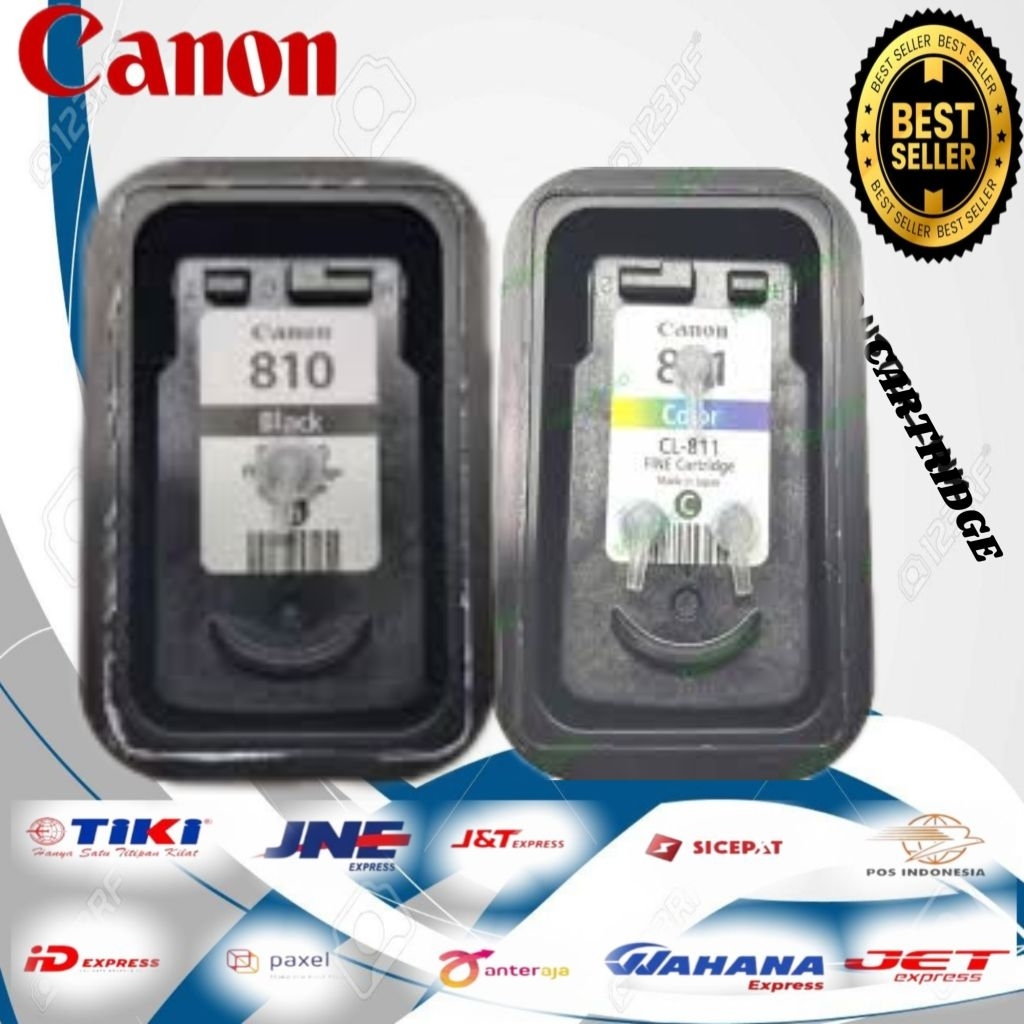 Jual Cartridge Canon 810 Black + 811 Color (Modif Infus)Siap Pakai for ...