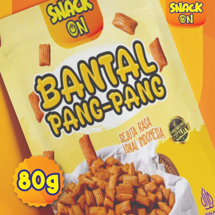 Jual Snack On Camilan Bantal Pang Pang Gurih Manis 80gr | Shopee Indonesia