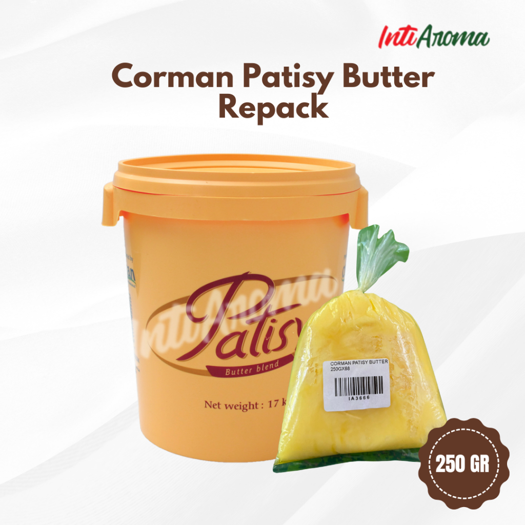 Jual Corman patisy butter kemasan repack 250gr | Shopee Indonesia