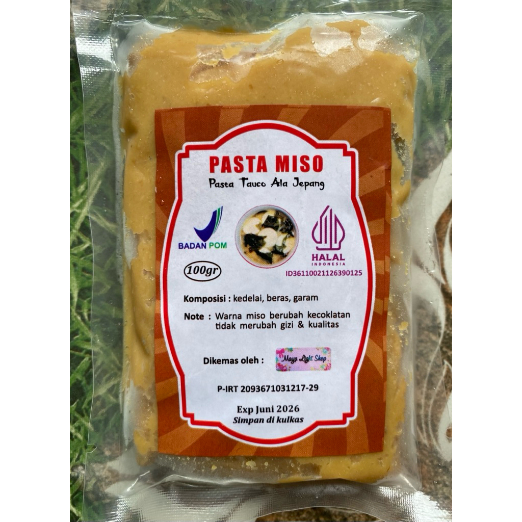 Jual Miso Tauco Jepang 100gr halal miso soup murah sup rumput laut ...