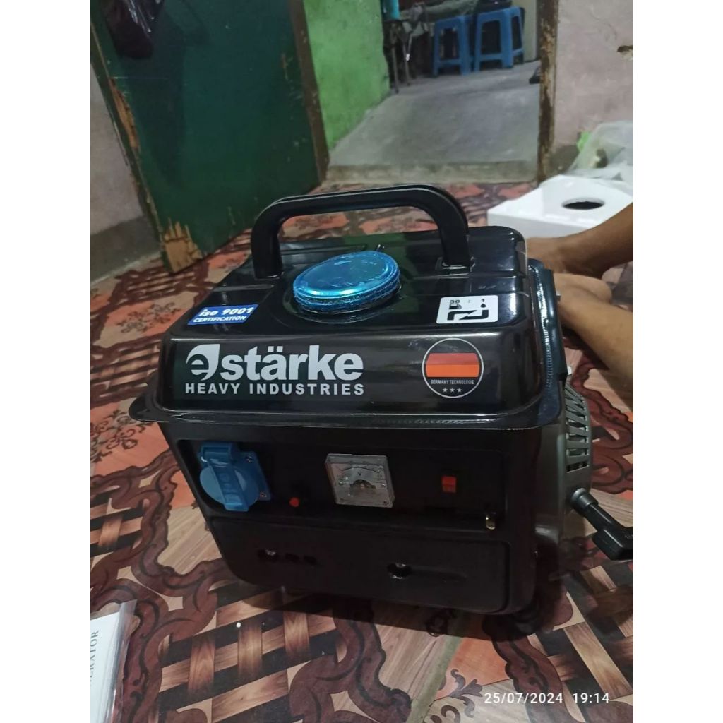 Jual GENSET starke GENERATOR KECIL 1000 WATT BENSIN PORTABLE 750 WATT ...