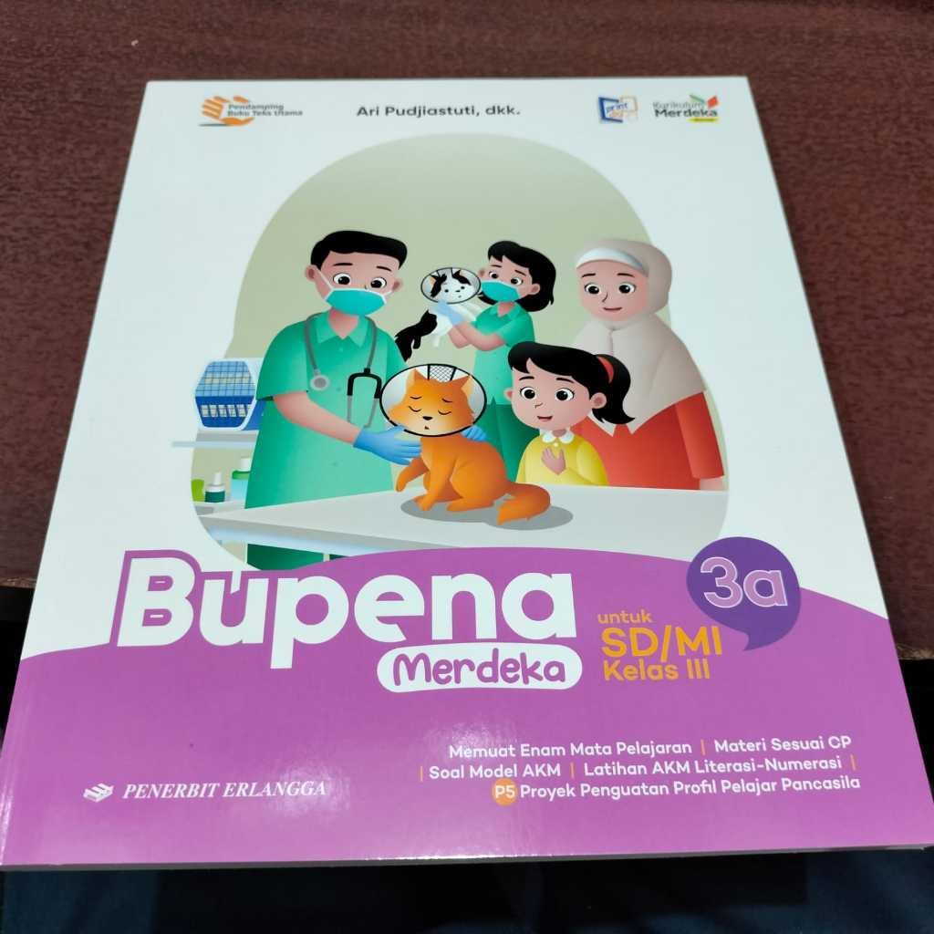 Jual BUPENA ( REVISI ) 3A , 3B , 3C , 3D KELAS 3 SD KURIKULUM MERDEKA ERLANGGA | Shopee Indonesia