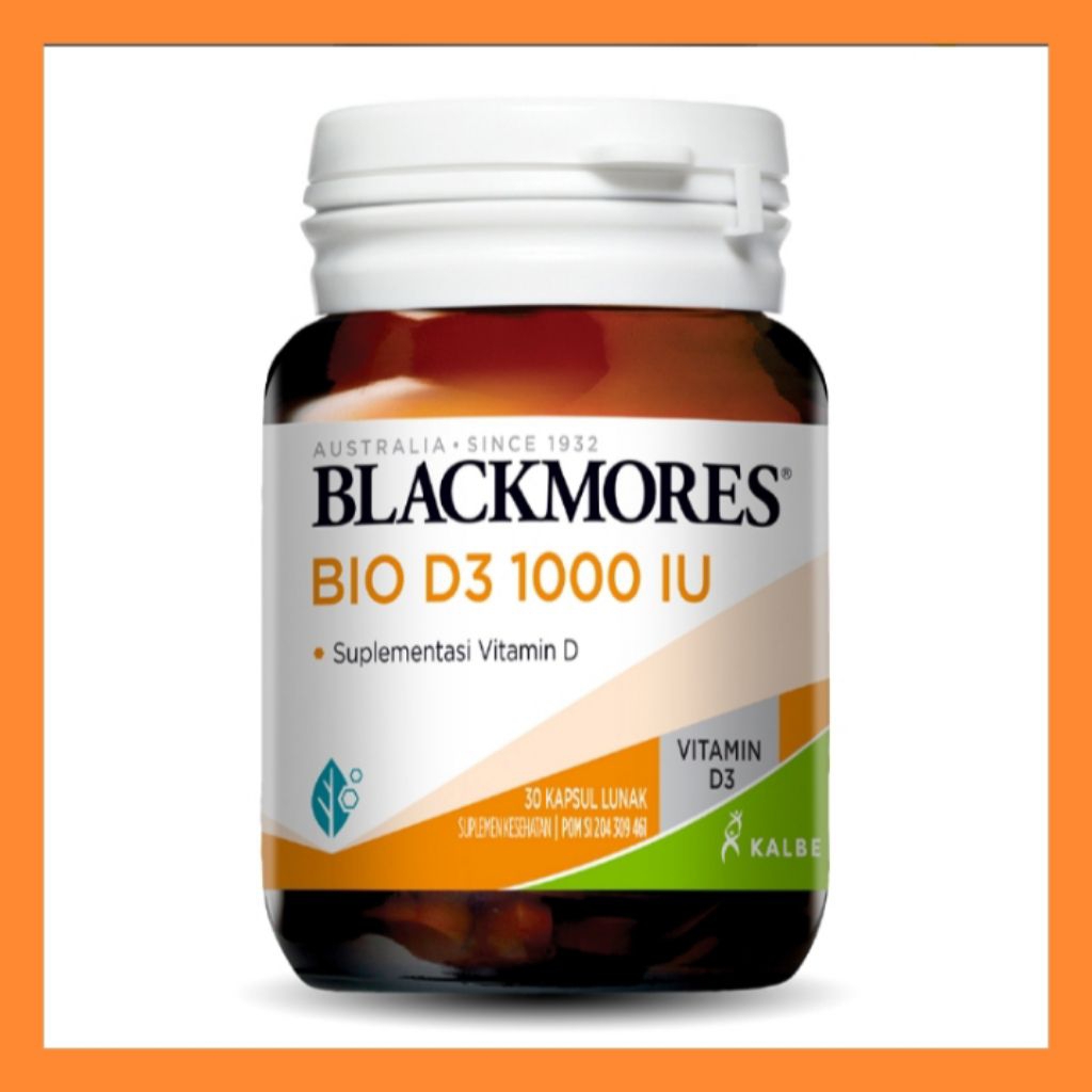 Jual Blackmores Bio D3 1000 IU Suplemen Kesehatan Tinggi Vitamin D 30 ...