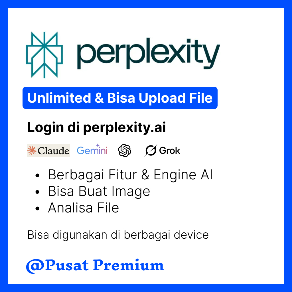 Jual CHAT AI PRO PREMIUM | Unlimited, Image & Bisa Upload File | Shopee Indonesia