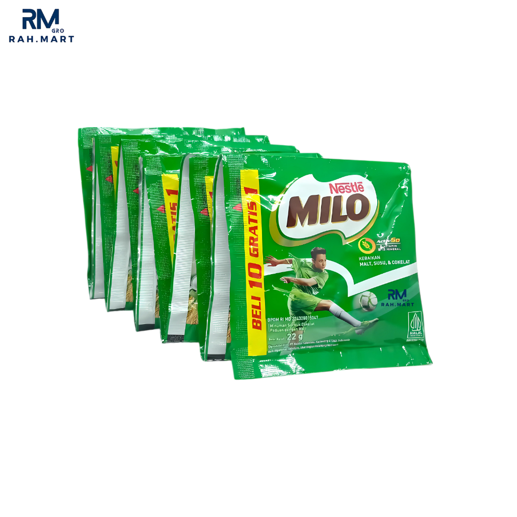 Jual Milo Active Go Susu Bubuk Coklat Sachet 22gr (Isi:11) | Shopee ...