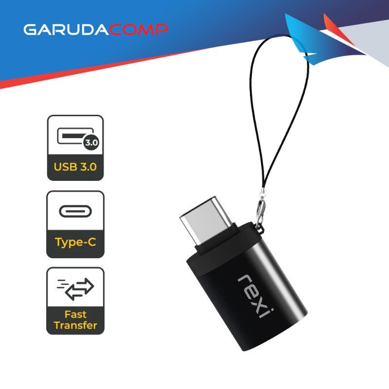 Jual REXI Adapter OTG USB Type C to USB 3.0 Female OA01-Cx Connector ...