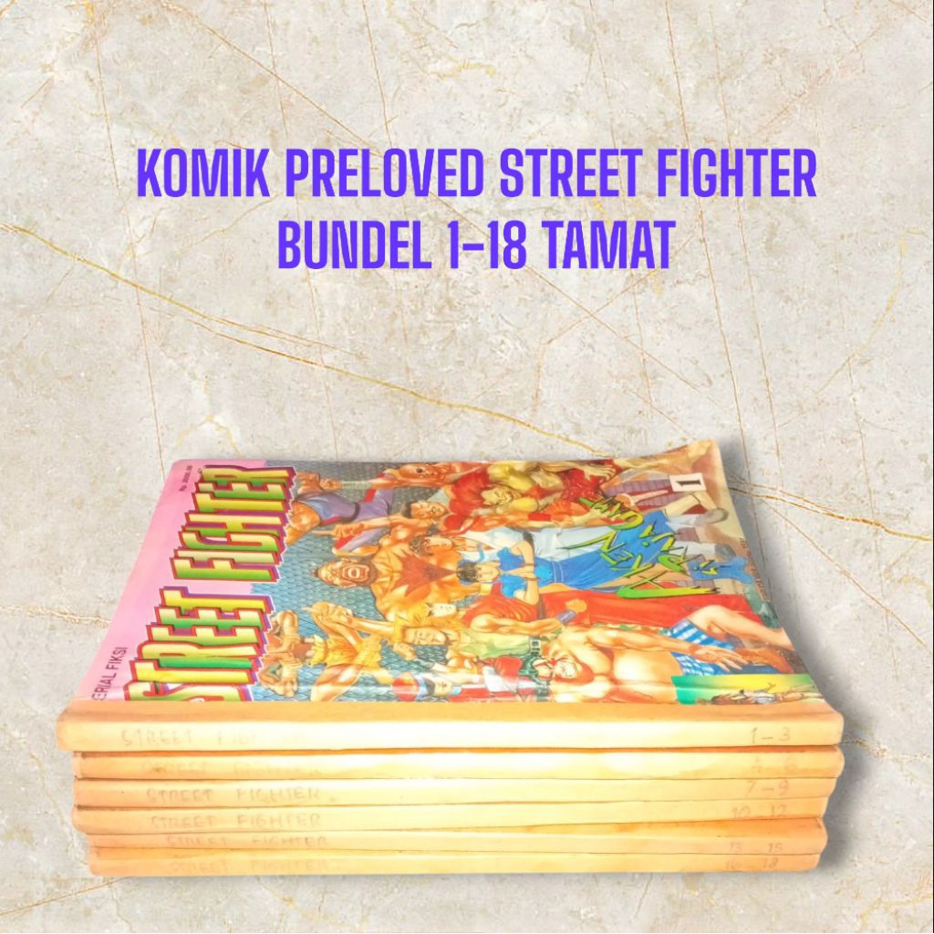 Jual KOMIK STREET FIGHTER ED BUNDEL 1-18 TAMAT | Shopee Indonesia