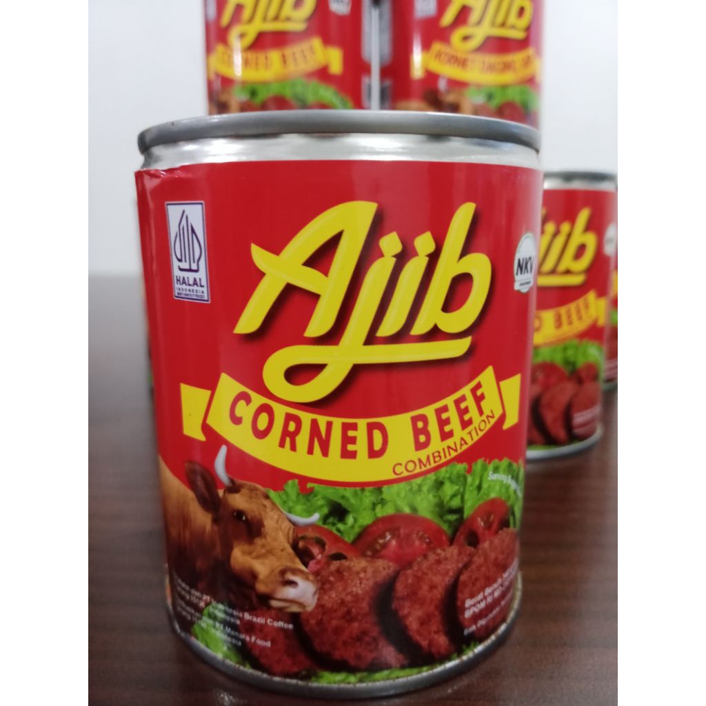 Jual Kornet sapi corned beef murah kaleng besar 340 gram | Shopee Indonesia