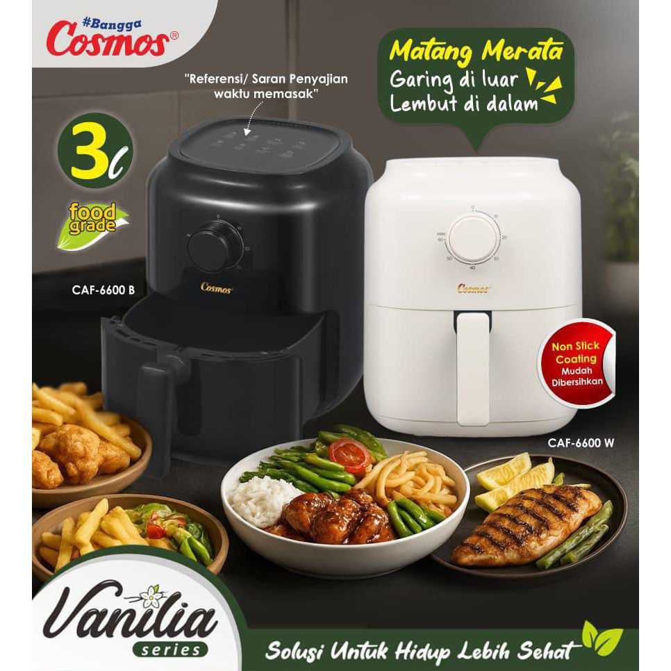 Jual Cosmos CAF-6600 Digital Air Fryer 3 Liter Original | Shopee Indonesia
