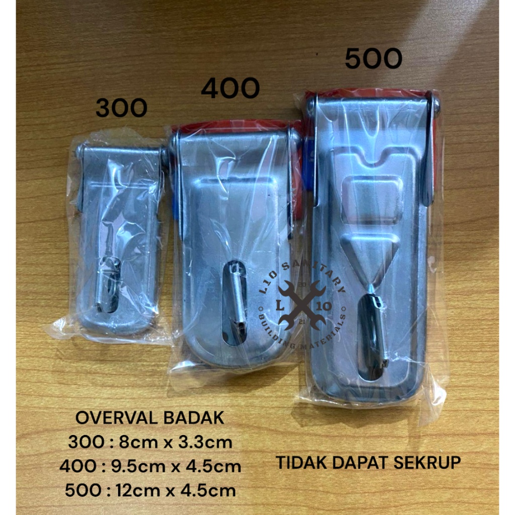 Jual Overval BADAK 400 MURAH / Cantelan Cantolan Gembok Besar BADAK 400 ...