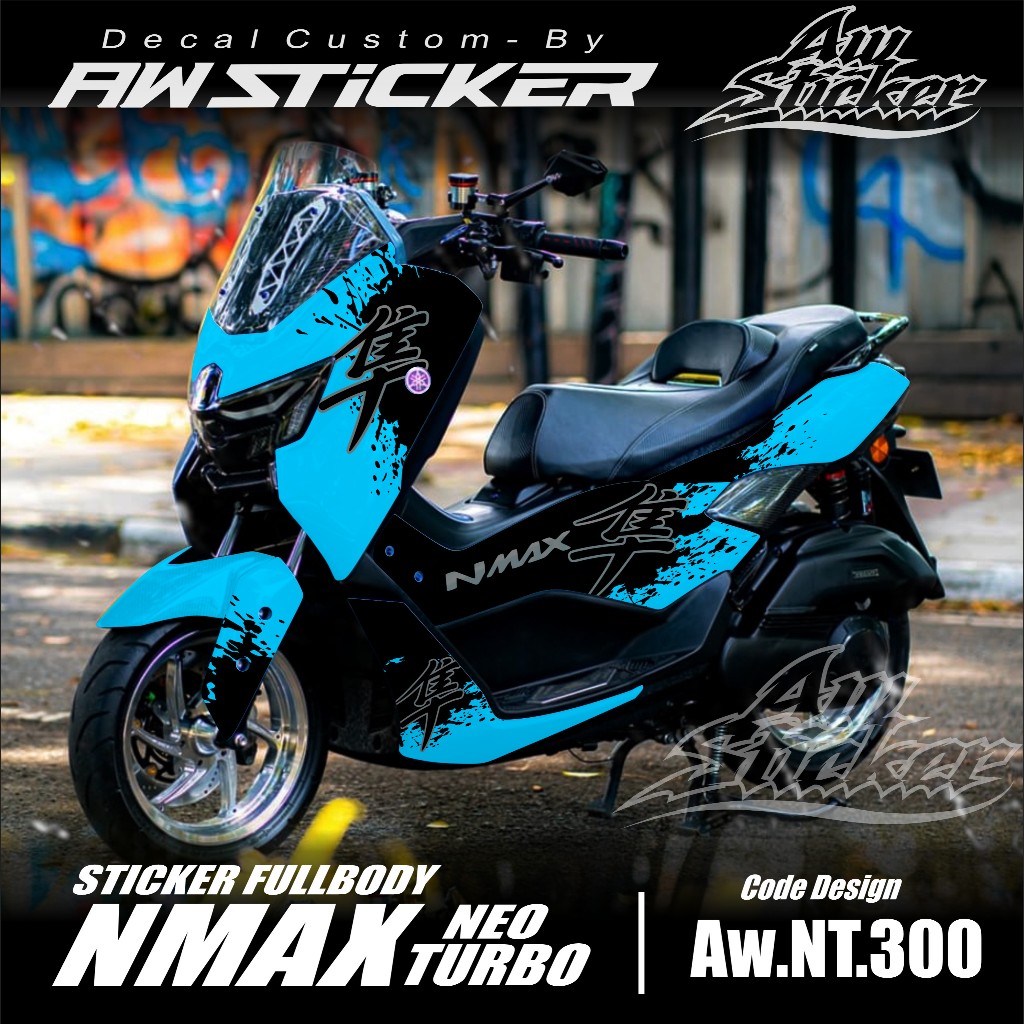 Jual (COD) Decal Sticker Yamaha NMAX TURBO - Stiker NMAX NEW 2024 Full ...