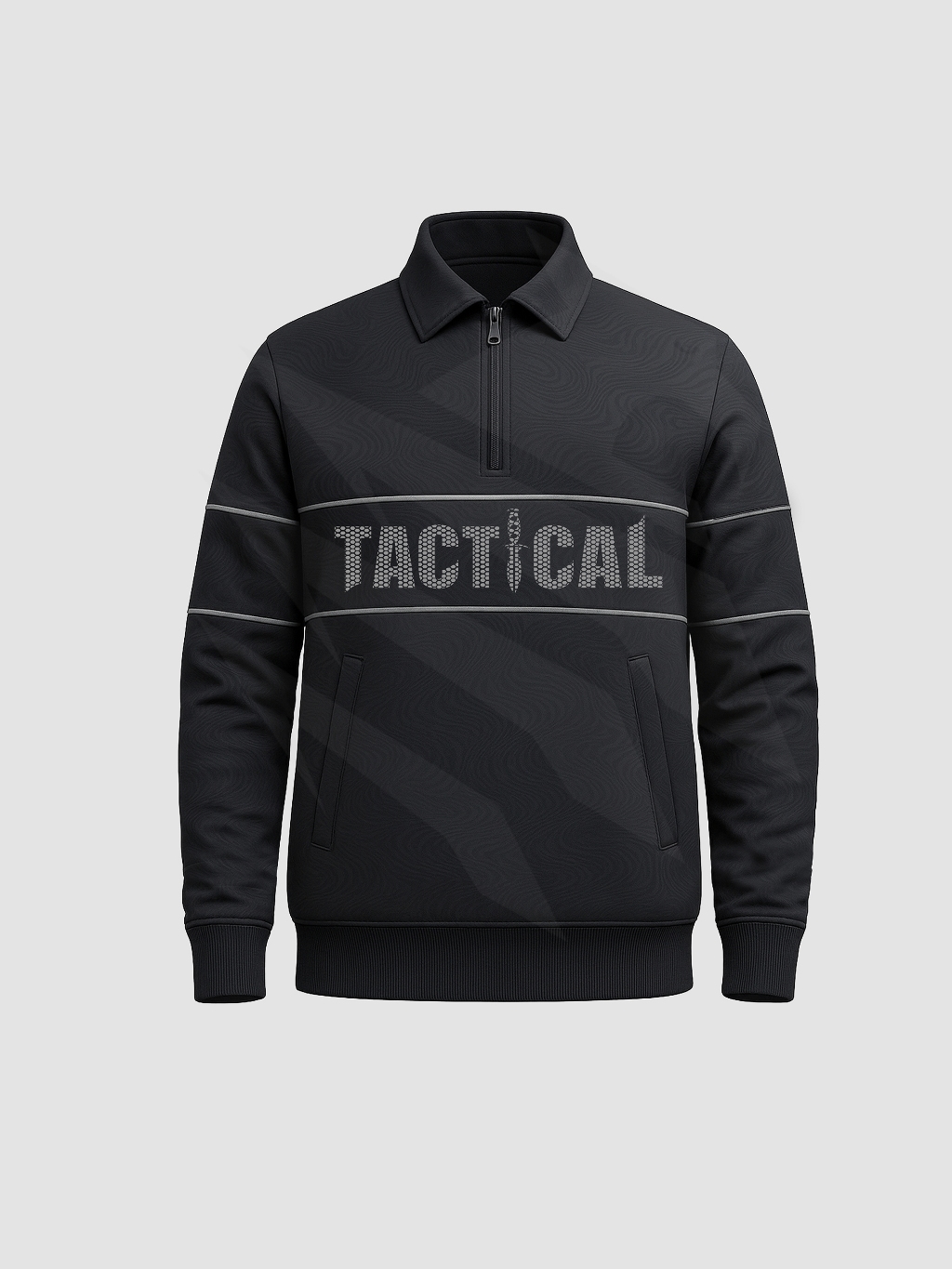 Jual Switer Half Zipper Tactical - Darkfield Series - bisa custom ...