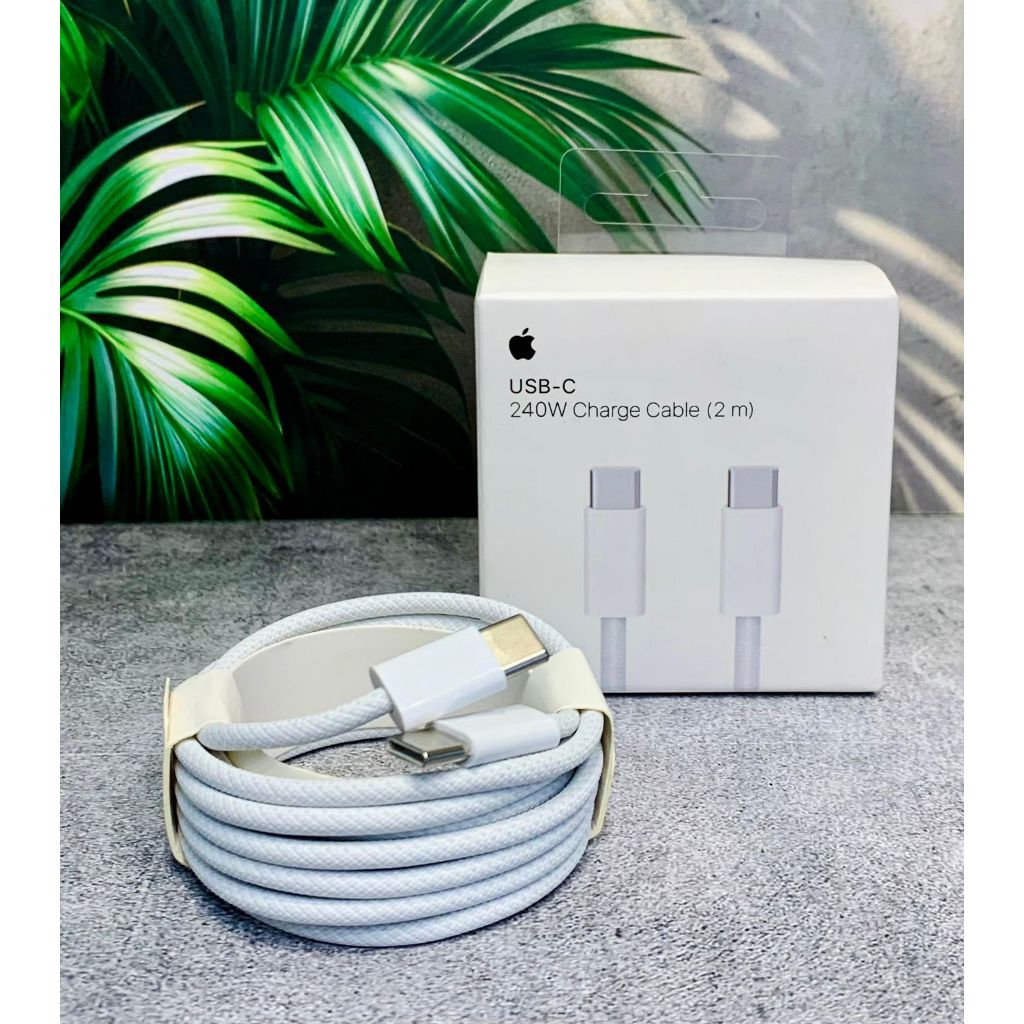 Jual Kabel Data 240W Usb C To c fast charging panjang 2m | Shopee Indonesia