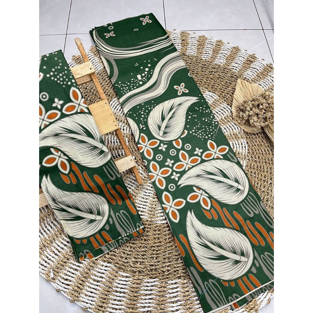 Jual Kain Batik Pekalongan Bahan Katun Premium Motif Daun Sirih Ukuran ...