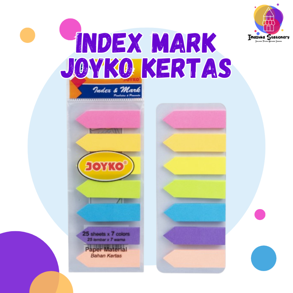 Jual Index Mark / Index Memo Joyko / Stick Note Joyko IM-33 Kertas ...