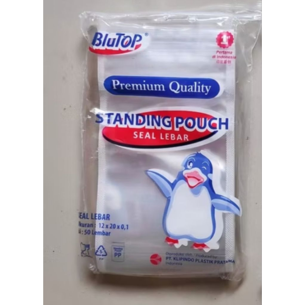 Jual Standing Pouch Double Seal 12×20 / Standing Pouch Double Seal ...