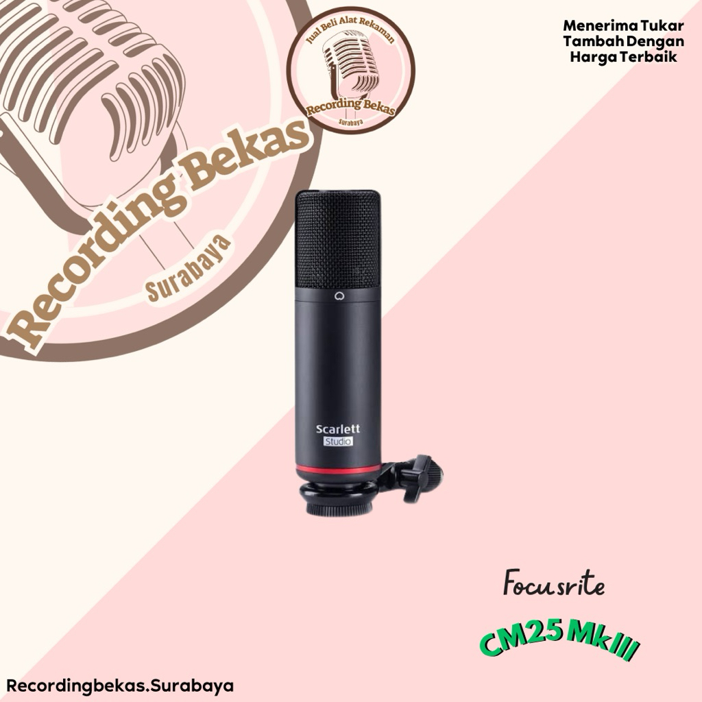 Jual Condenser Microphone Focusrite CM25 MkIII (Bekas) | Shopee Indonesia