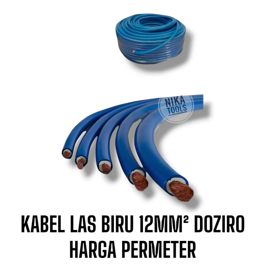 Jual Kabel Las Biru 12mm Tembaga Welding Cable Copper Wire Doziro ...