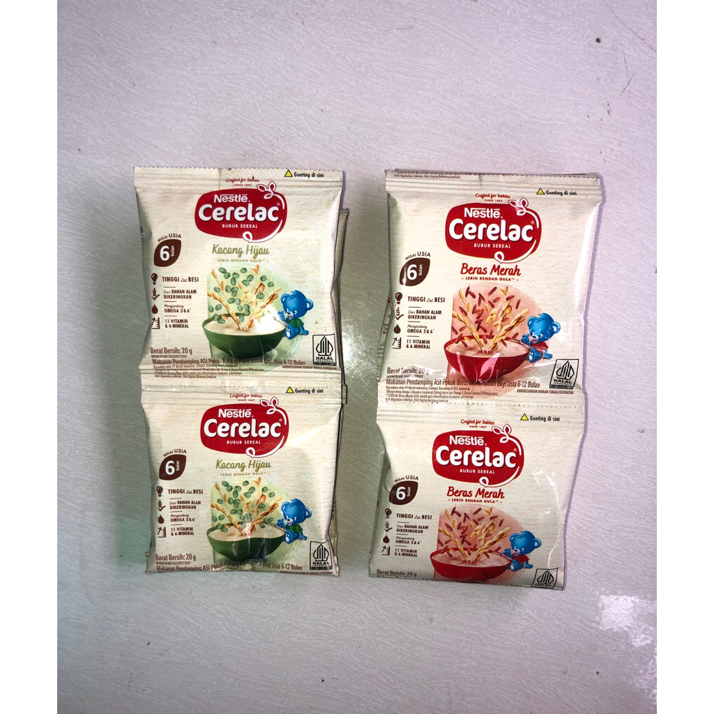 Jual Cerelac Kemasan Sachet 20g ( 1 Renceng ) | Shopee Indonesia