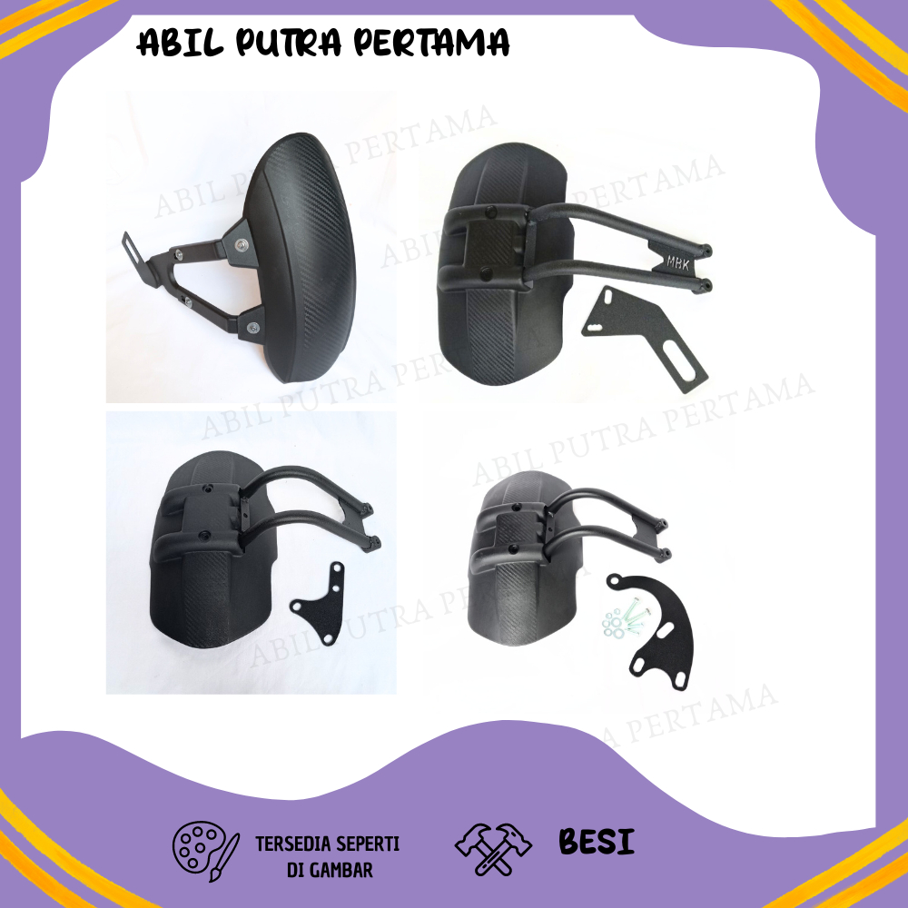Jual MUDGUARD PCX 150 160 VARIO 125 AEROX ADV Z250 CONNECTED NINJA RR ...