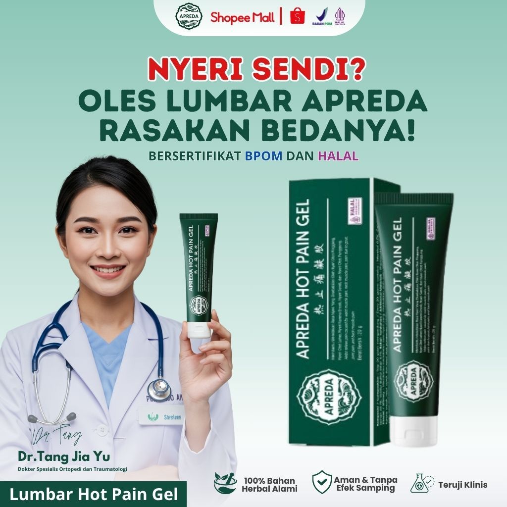 Jual Lumbar Spine Cooling Gel Salep Cream Saraf Kejepit Rhematik Asam Urat Pegal Linu Kesleo ...