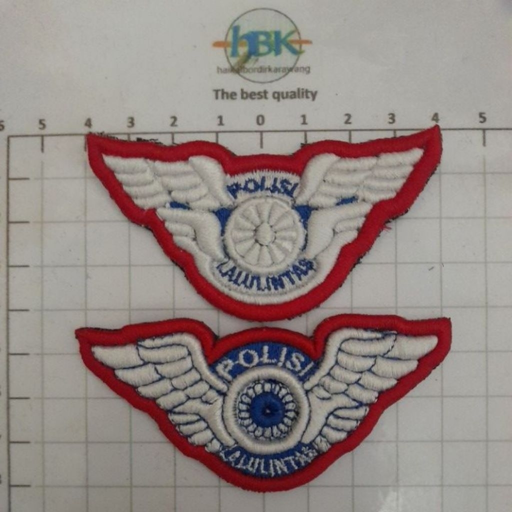 Jual WING LANTAS SAKU BORDIR TIMBUL | Shopee Indonesia