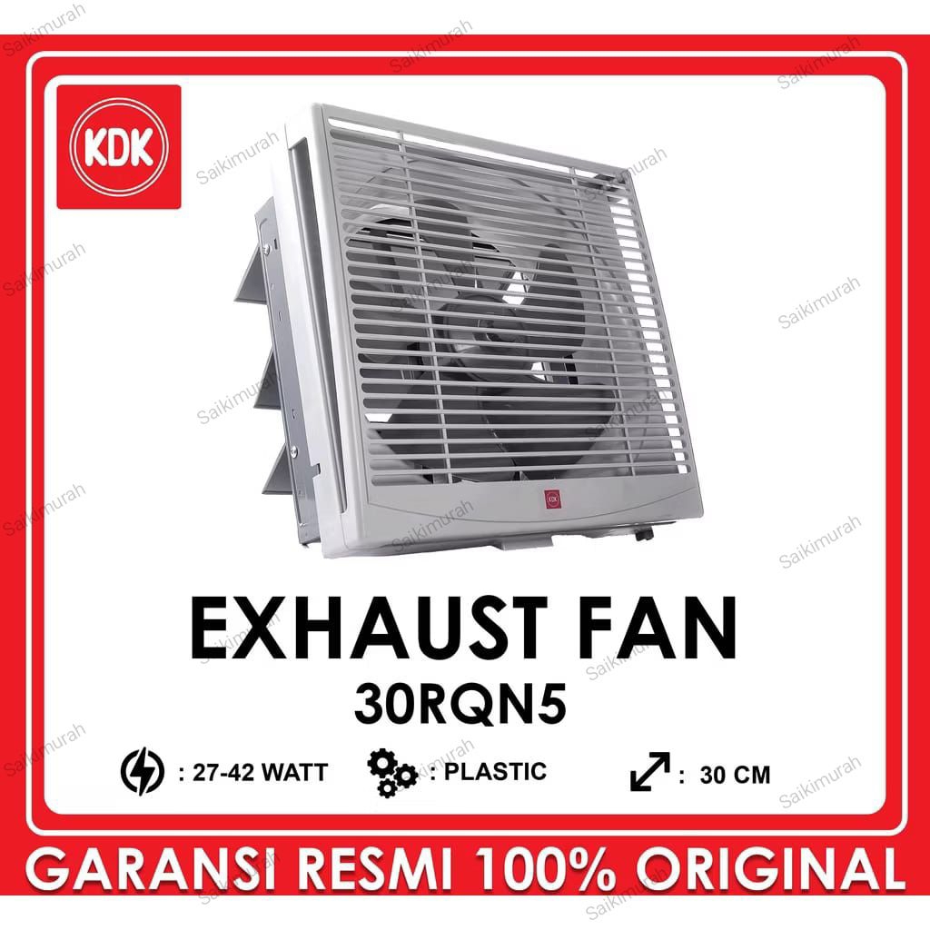 Jual Exhaust Fan Dinding KDK 12 inch 30 RQN 30RQN 30-RQN5 Kipas Hisap Low Watt | Shopee Indonesia