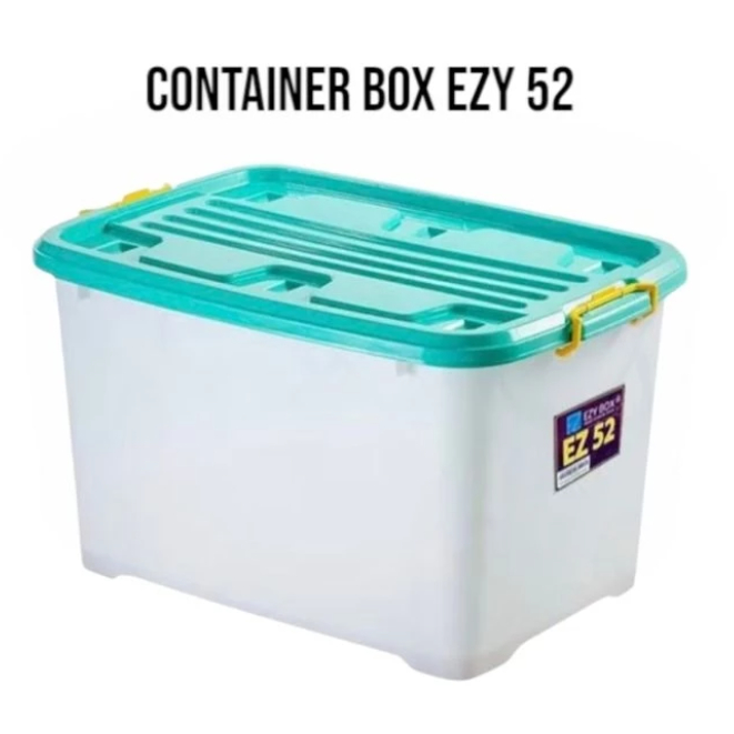 Jual Container Box/Kotak Penyimpanan/Kotak Plastik EZY Box CB 52 Liter ...
