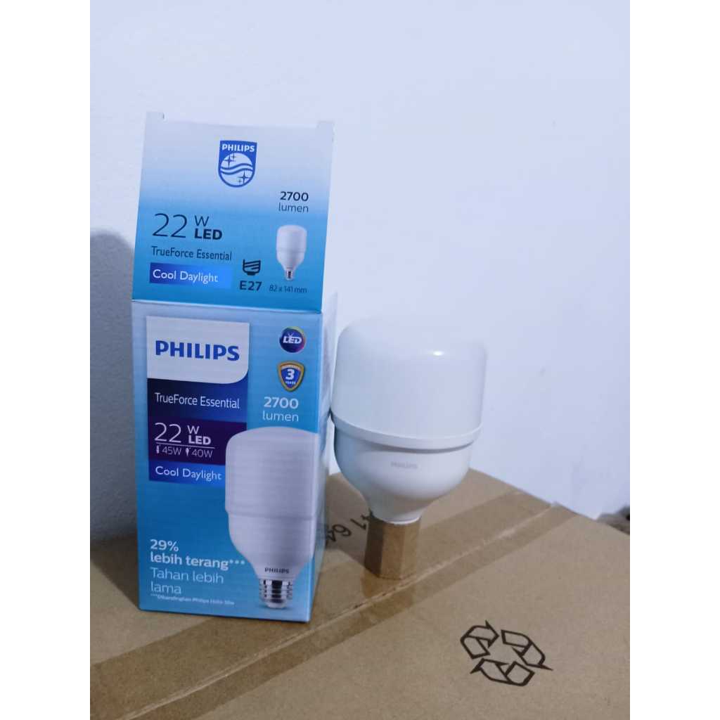 Jual Philips LED Trueforce Essential 22W 6500K Cool Day Light Putih | Shopee Indonesia