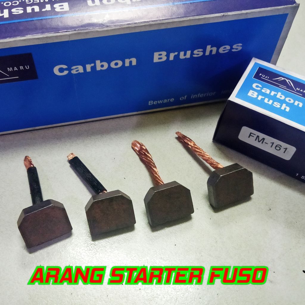 Jual CARBON BRUSH / ARANG STARTER / COOL STARTER MITSUBISHI FUSO FM-161 ...
