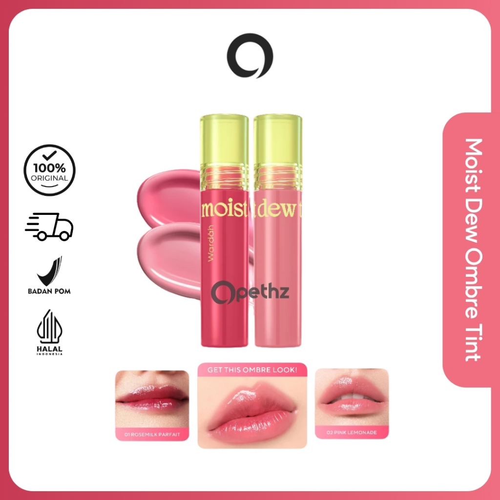 Jual ORIGINAL BPOM WARDAH Moist Dew Tint 3g - Lip Tint Ombre Bibir ...