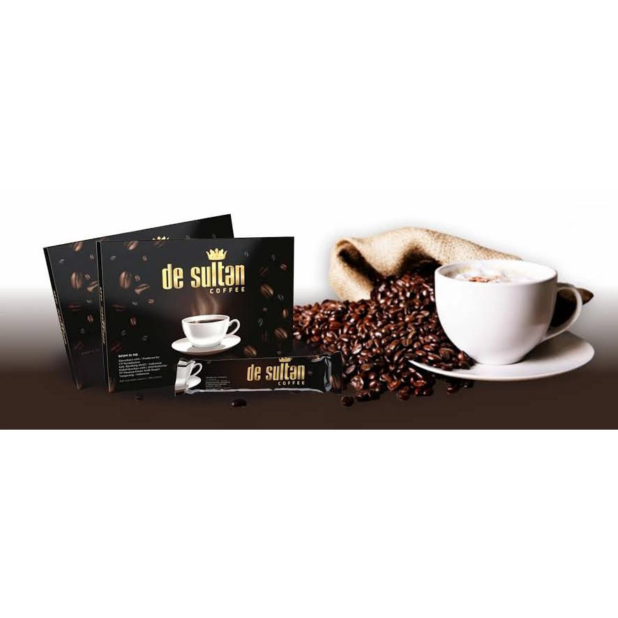 Jual De Sultan Coffee Kopi gula dan Krimer khusus Pria Wanita | 1 Box ...