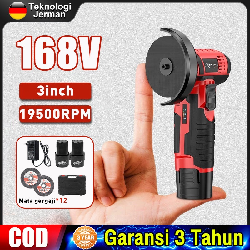 Jual Mesin Gerinda Mini 3inch Listrik Grinder Baterai Litium Tangan ...