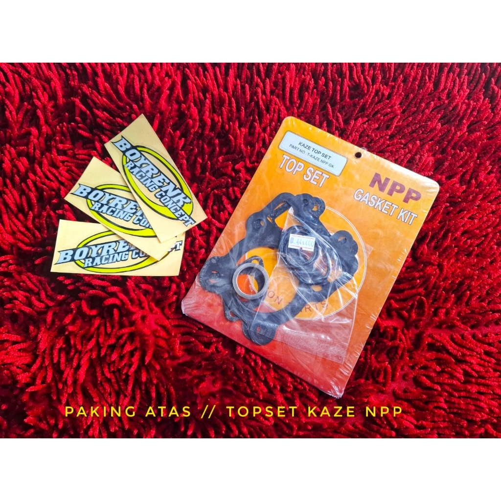 Jual Paking Gasket TOP SET TOPSET KAZE NPP perpak packing - BOYRENK RACING CONCEPT | Shopee ...