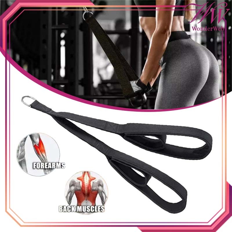 Jual Tricep Rope Gym Multi Grip Tali Pull Down Strap Gym Handle ...