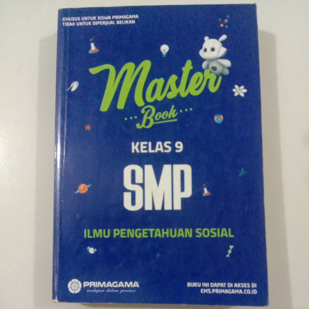 Jual Master Book IPS Untuk SMP Kelas 9/IX ( Original ) - Primagama ...