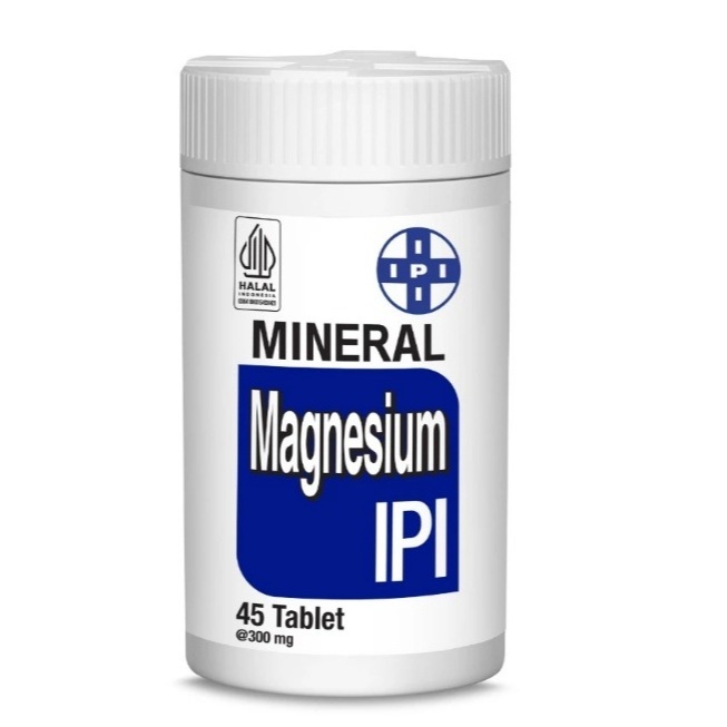 Jual Vitamin Magnesium IPI Mineral Magnesium 1 Botol isi 45 Tablet ORI ...