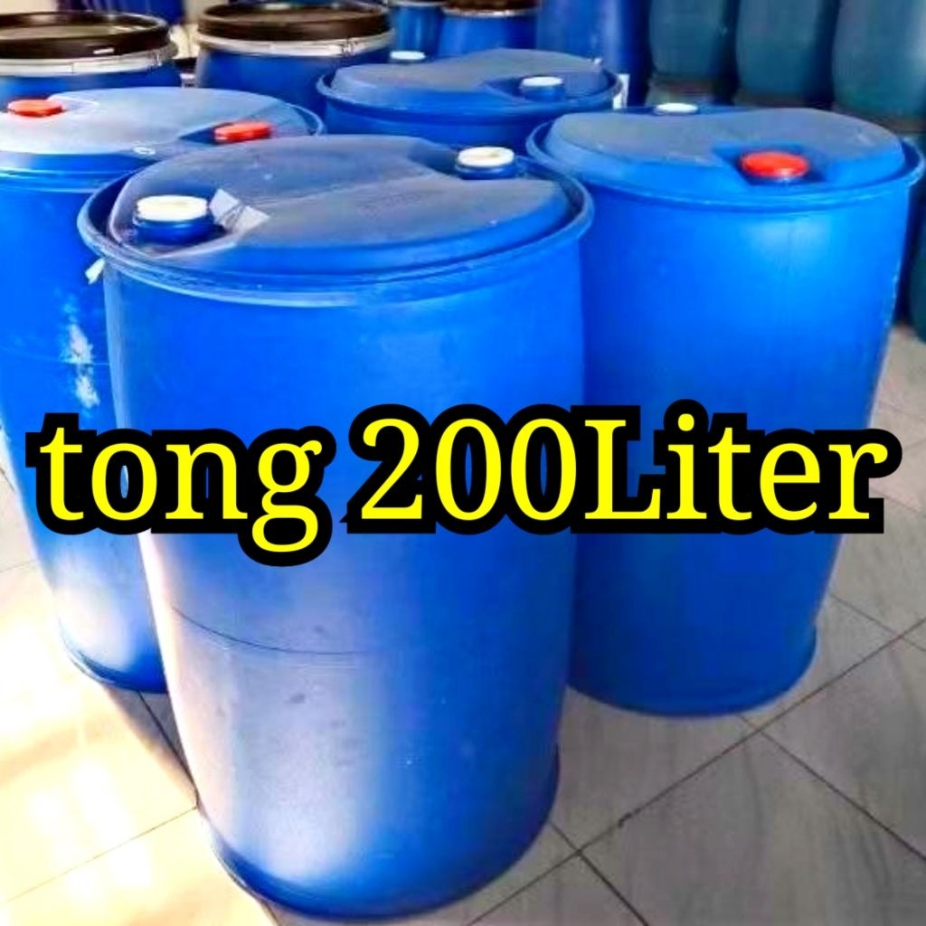 Jual drum plastik 200liter tk.drum plastik 200l.untuk tandon air dan ...