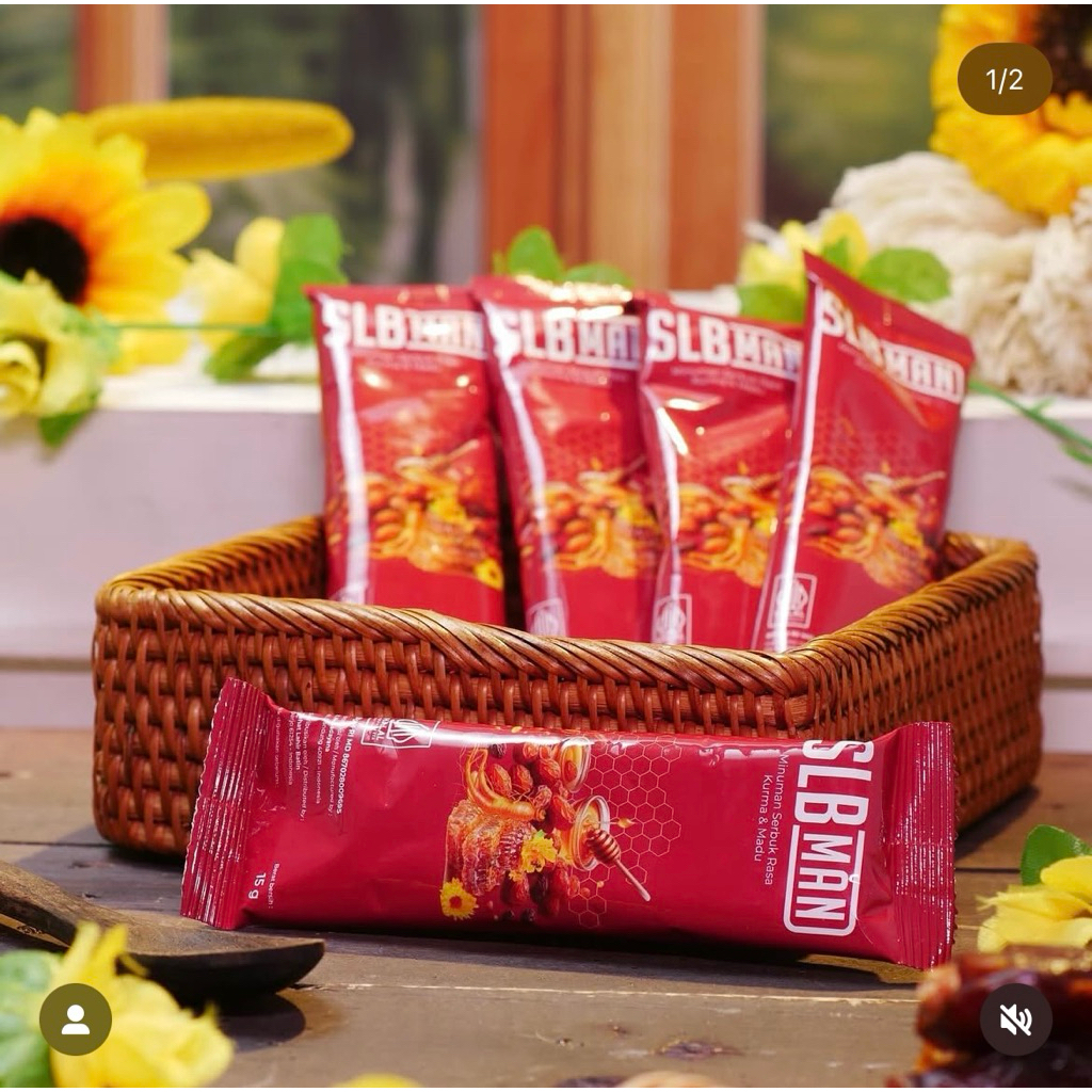 Jual SLB MAN 1 SACHET 100% ORIGINAL (GINSENG, KURMA & MADU) | Shopee ...