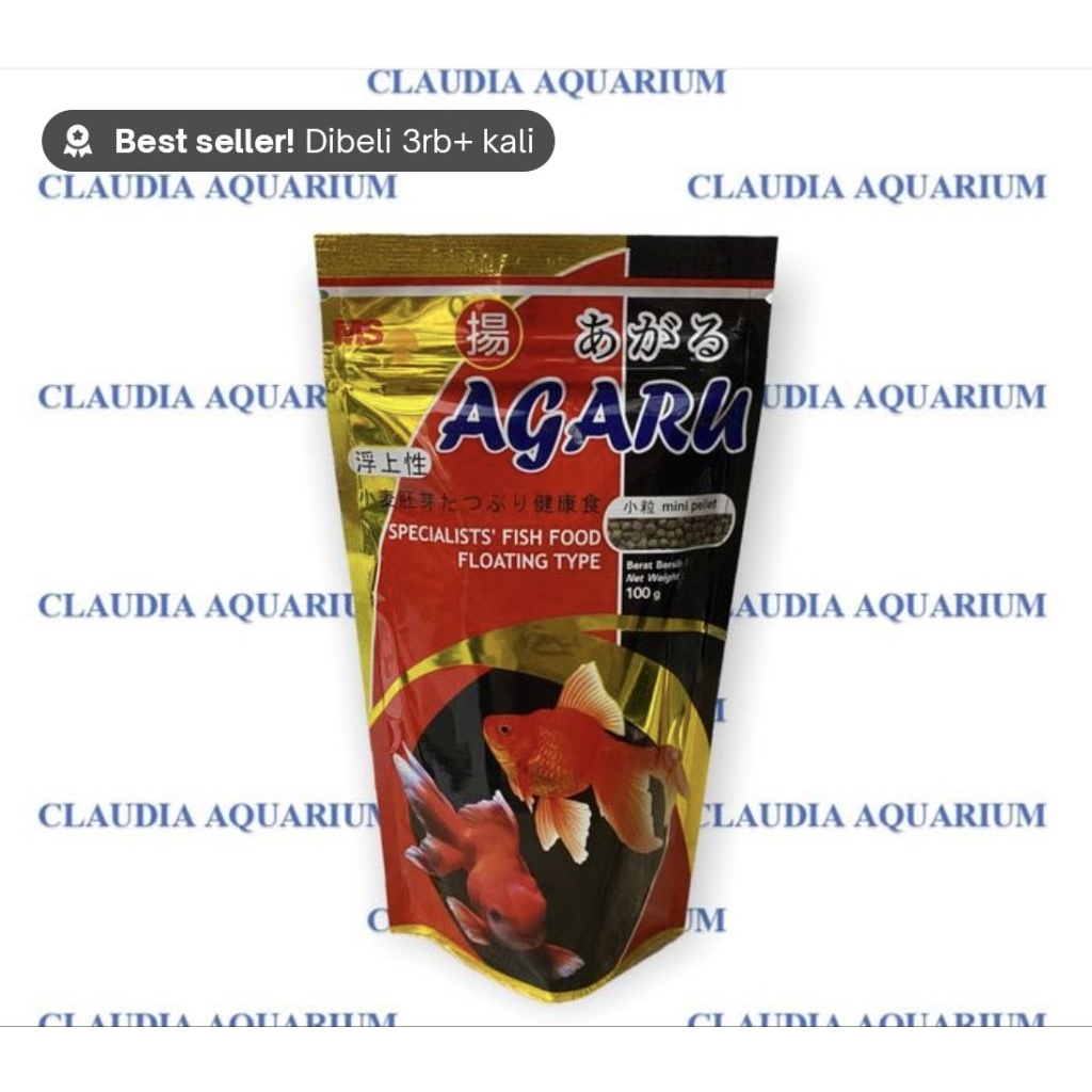 Jual makanan ikan hias aquarium dan aquascape AGARU FLOATING DAN ...