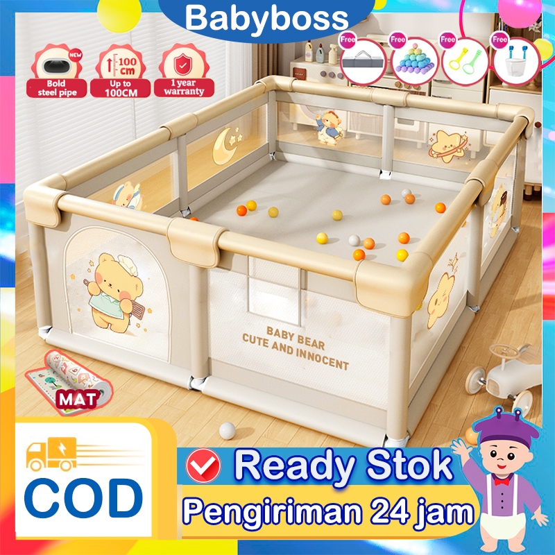 Jual [Ready Stok]Pagar Bayi Bermain Mandi Bola Anak Pembatas Kasur ...